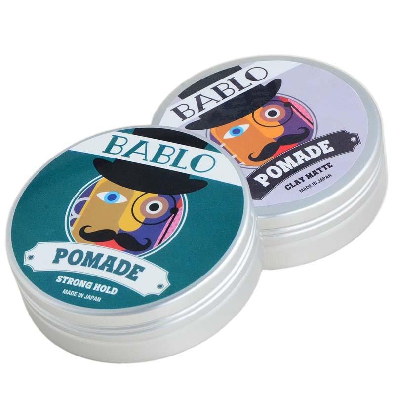 BABLO POMADE バブロ ポマード ストロングホールド＆クレイマット 2個セット 整髪料 ヘアワックス バーバースタイル : BABLO ONLINE - 通販 - Yahoo!ショッピング