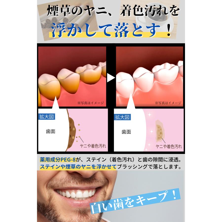歯磨き粉 ホワイトニング ハミガキ ステイン ヤニ 着色 歯の黄ばみ 歯を白くする BABLO : BABLO ONLINE - 通販 ...