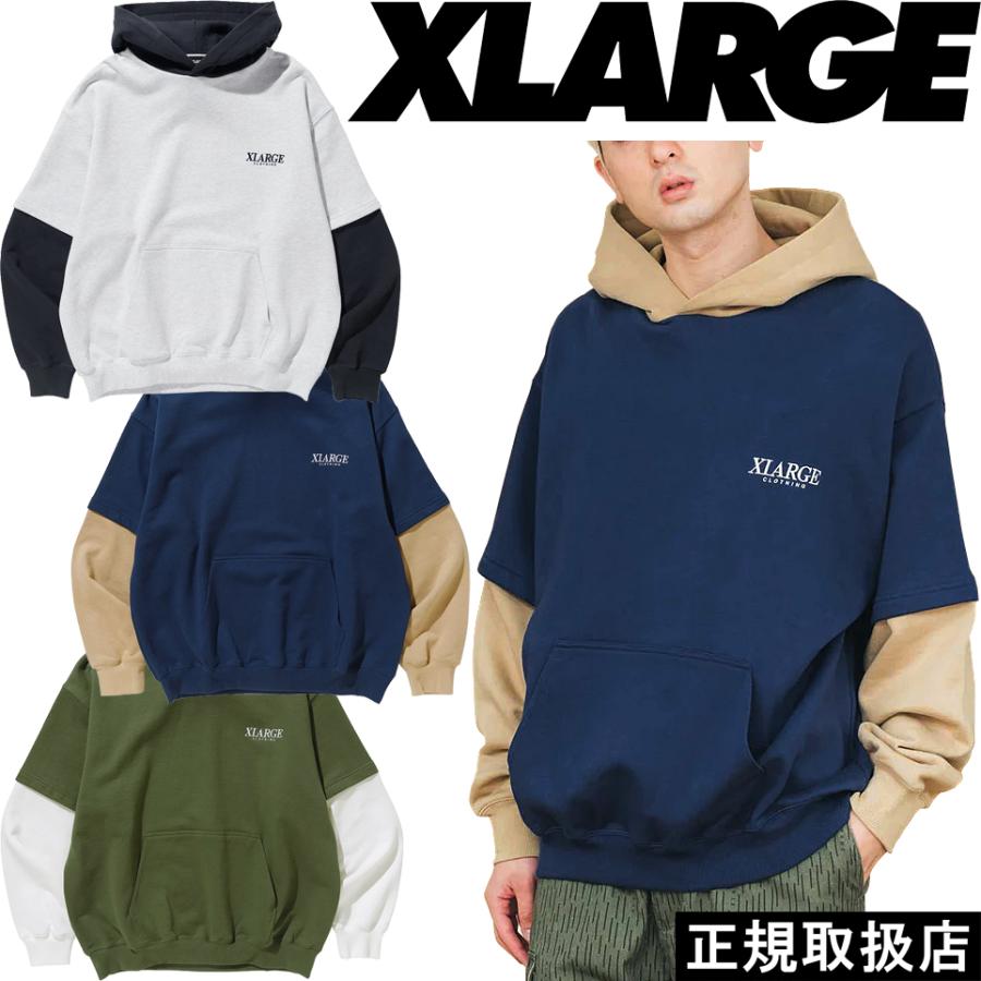 XLARGE（エクストラ ラージ） LAYERED HOODED SWEAT : 7-SEVEN - 通販 - Yahoo!ショッピング