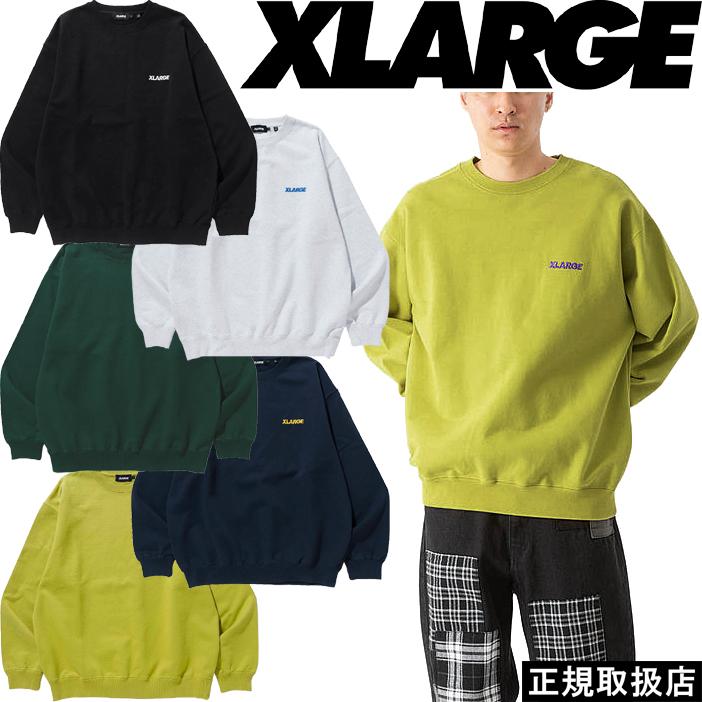 XLARGE（エクストラ ラージ） STANDARD LOGO CREWNECK SWEATSHIRT 公式 正規品 : 7-SEVEN ...