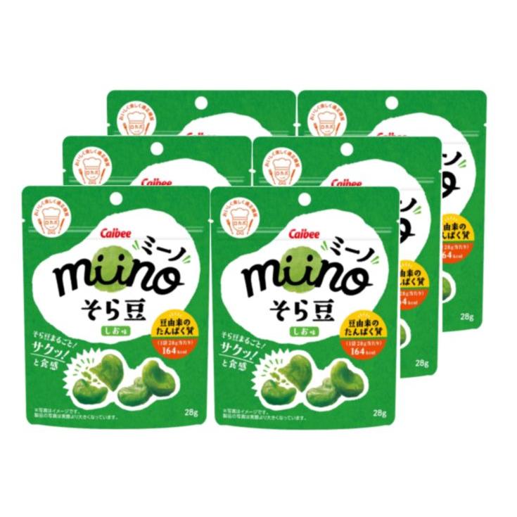 カルビー miino ミーノ そら豆 お菓子 スナック 28g 6袋セット お得なメール便 : 707SHOP - 通販 - Yahoo!ショッピング