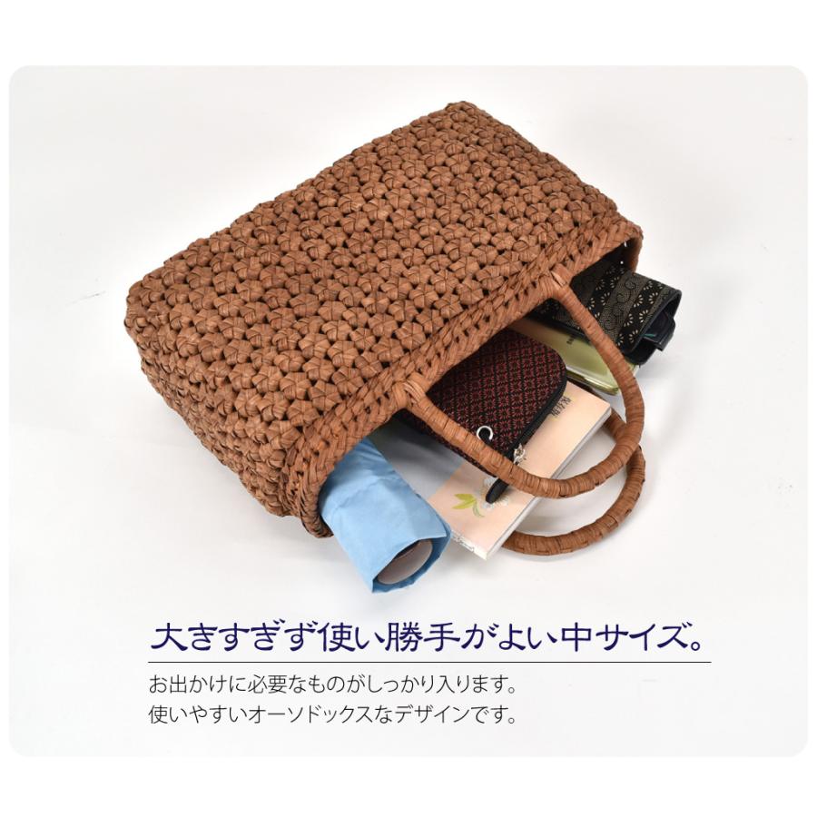 かごバッグ 通年用 山葡萄 六角花編み トートバッグ 巾着付 V 籠 カゴ 手提げ バッグ 鞄 手作り 洋装 和装 おしゃれ 大人 レディース 女性10023500 なごみや かごバッグ 通年用 山葡萄 六角花編み トートバッグ 巾着付 V
