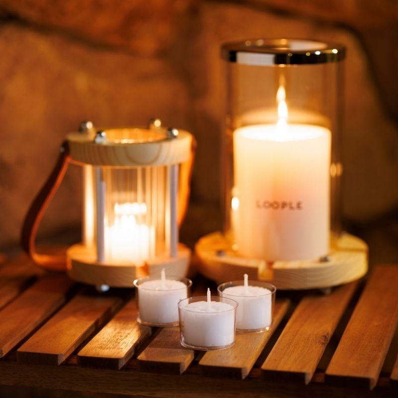 LOOPLE ループル スタンダードカップキャンドル(キャンドルランタン用) ループルのキャンドルランタンウッドシリーズとキャンドルシリンダーウッドに : 7dialsヤフー店 - 通販 ...