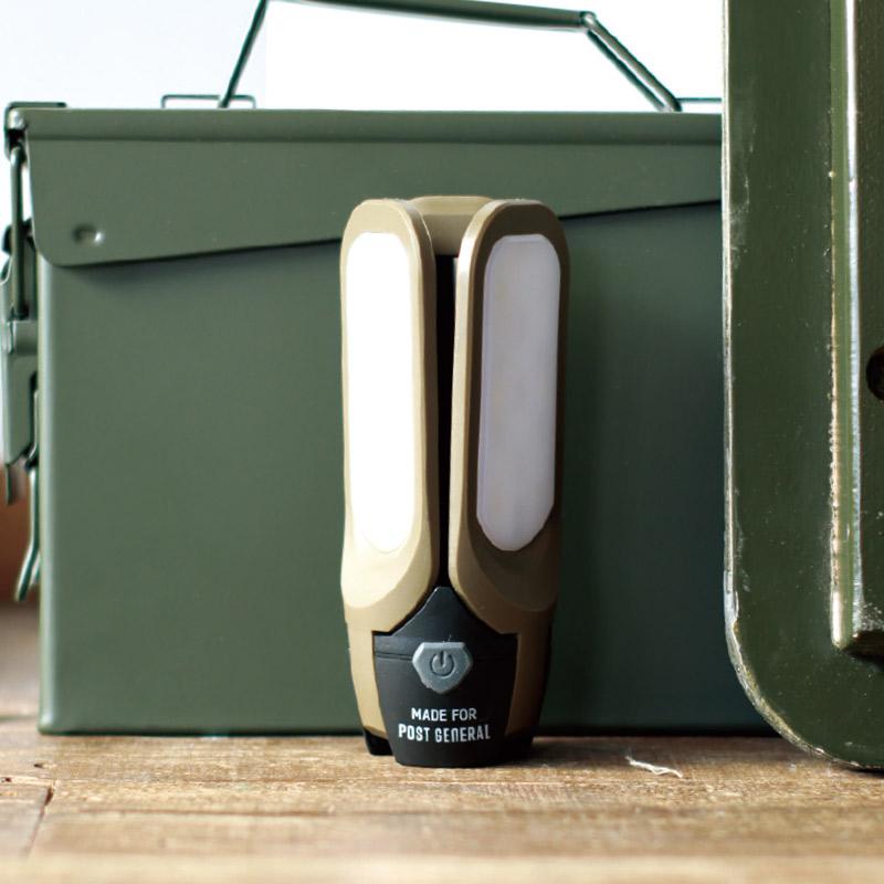 POST GENERAL/ポストジェネラル トリパネル ソーラーチャージ LEDライト USB充電式ソーラーパネル付きLEDライト LEDランタン :pg-tripanel:7dialsヤフー ...