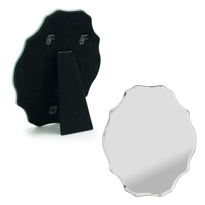 Ludic/ルディック LDC-165M スタンド&ウォールミラー?4mm厚ミラー おしゃれ 壁掛けミラー 置き型ミラー 置き掛け兼用 鏡 四角 スクエア ノンフレームミラー :pld ...