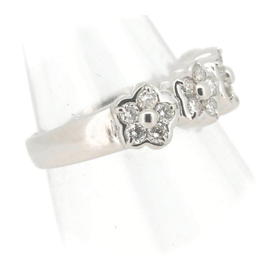 Ponte Vecchio ポンテヴェキオ ダイヤモンド リング 指輪 0.46ct 8号 K18WG(18金 ホワイトゴールド) 質屋出品 : 質サイトウヤフーショップ - 通販 ...