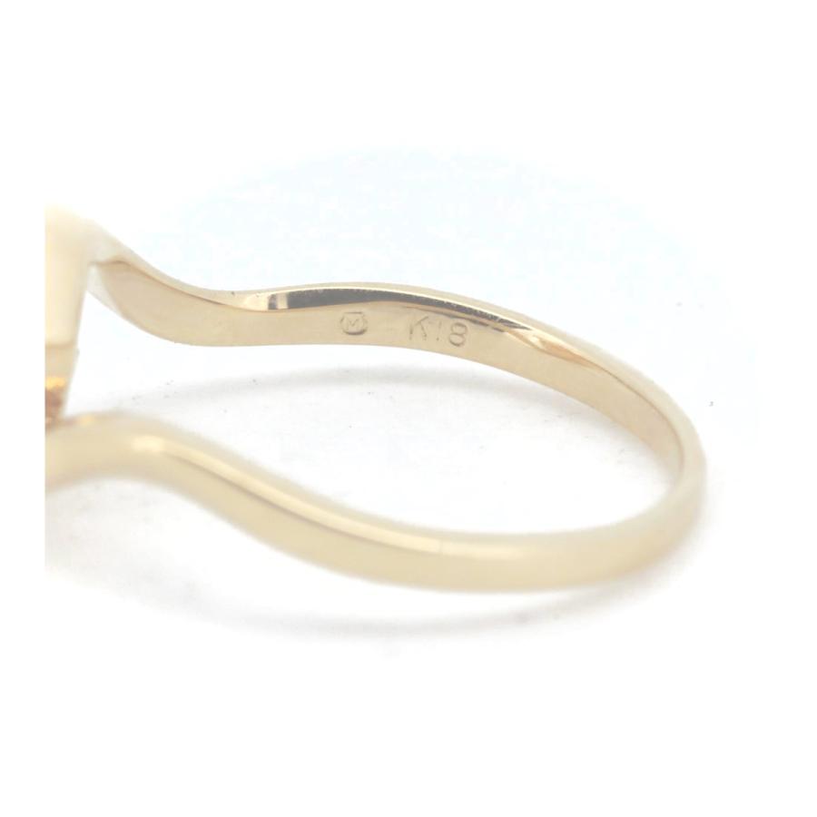 MIKIMOTO ミキモト パール リング 指輪 7.7ミリ 11号 K18YG(18金 イエローゴールド) 質屋出品 : 質サイトウヤフーショップ - 通販 - Yahoo!ショッピング