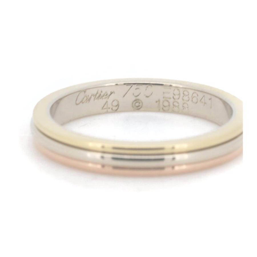 TRINITY（Cartier） レディース 指輪 カルティエ ウエディング トリニティ リング 9号 K18YG/K18WG/K18PG(18金 ゴールド) 質屋出品 : 質サイトウヤフー ...