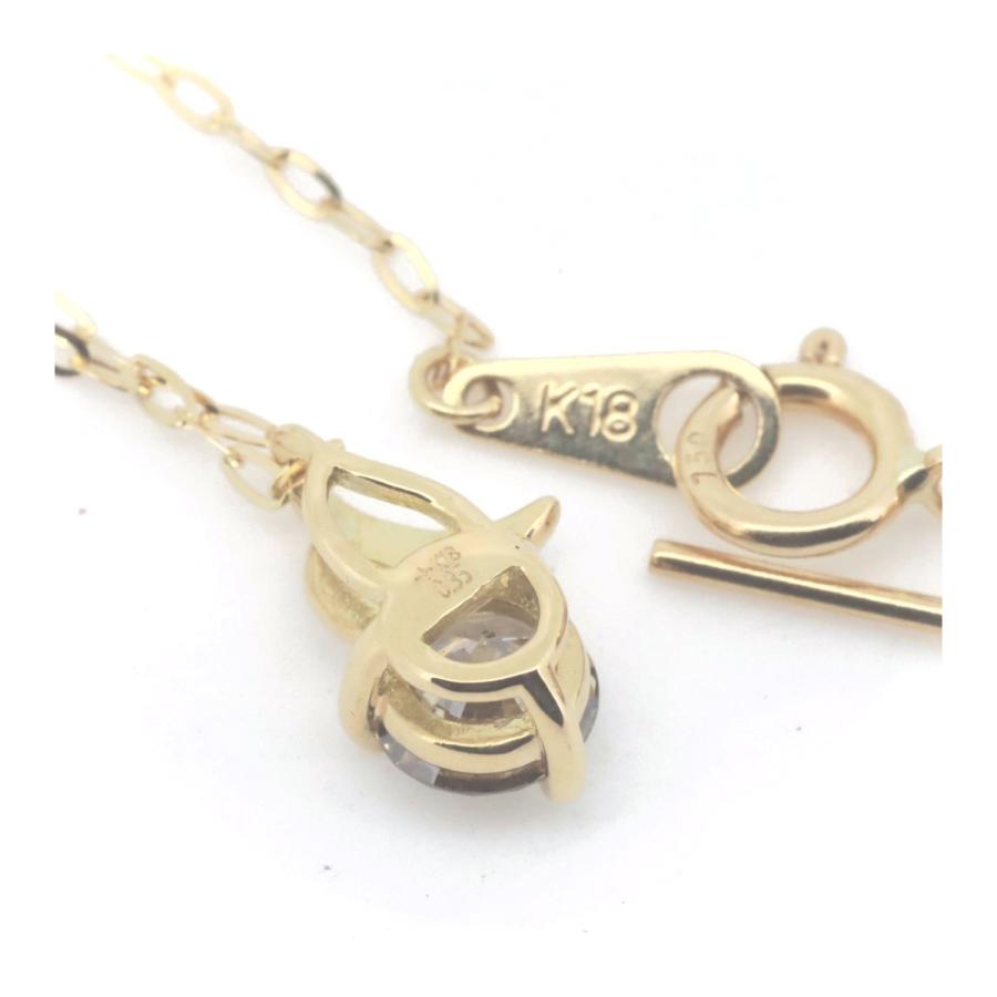 GSTV ダイヤモンド ネックレス 0.35ct k18YG(18金 イエローゴールド) 質屋出品 : 質サイトウヤフーショップ - 通販 - Yahoo!ショッピング