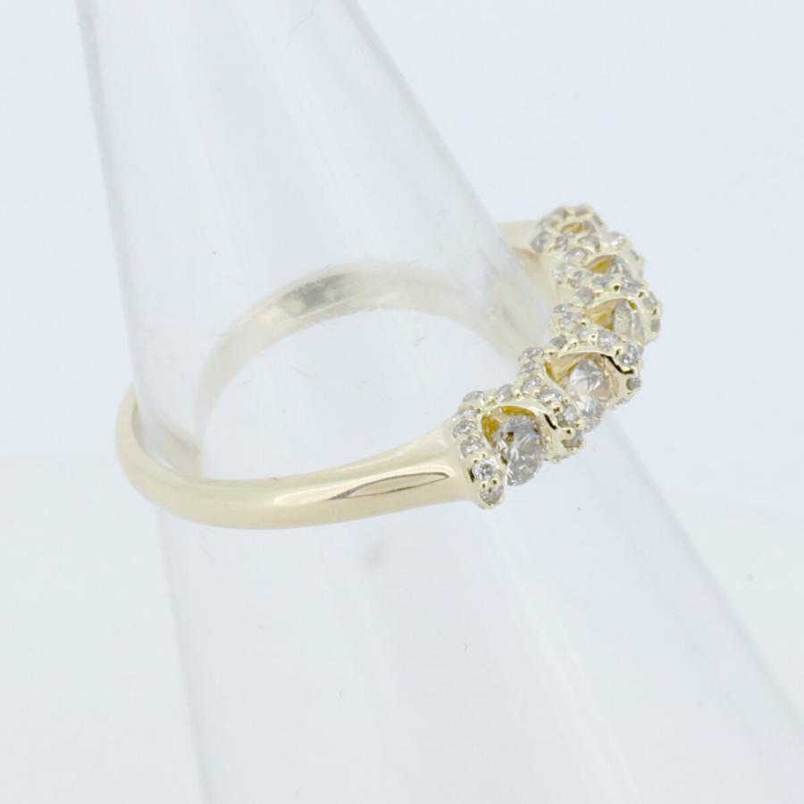 GSTV ダイヤモンド リング 指輪 0.70ct 15号 K18YG(18金 イエローゴールド) 質屋出品 : 質サイトウヤフーショップ - 通販 - Yahoo!ショッピング