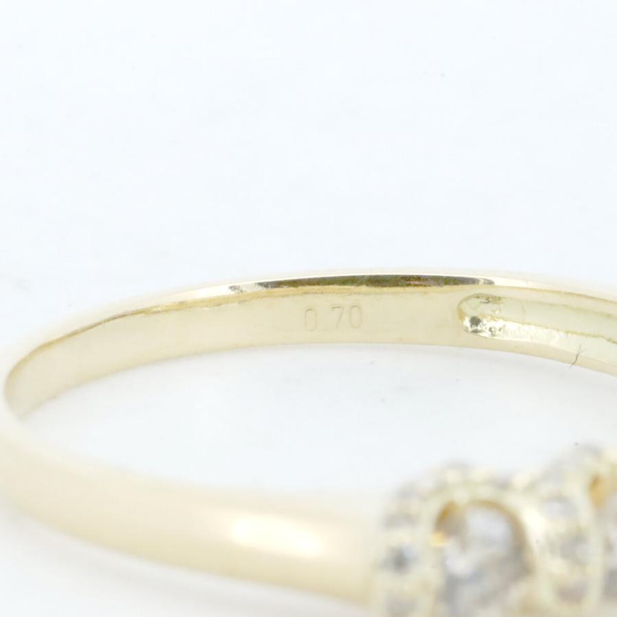 GSTV ダイヤモンド リング 指輪 0.70ct 15号 K18YG(18金 イエローゴールド) 質屋出品 : 質サイトウヤフーショップ - 通販 - Yahoo!ショッピング