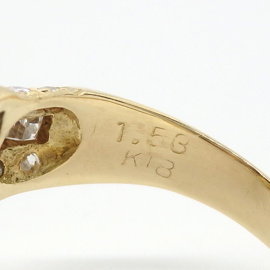 K18 ゴールド K18YG イエローゴールド サファイア 1.02ct 0.50ct ダイヤモンド 1.53ct 指輪 中古 美品 リング ダイヤ 質屋 9月誕生石 : r57e50627 ...