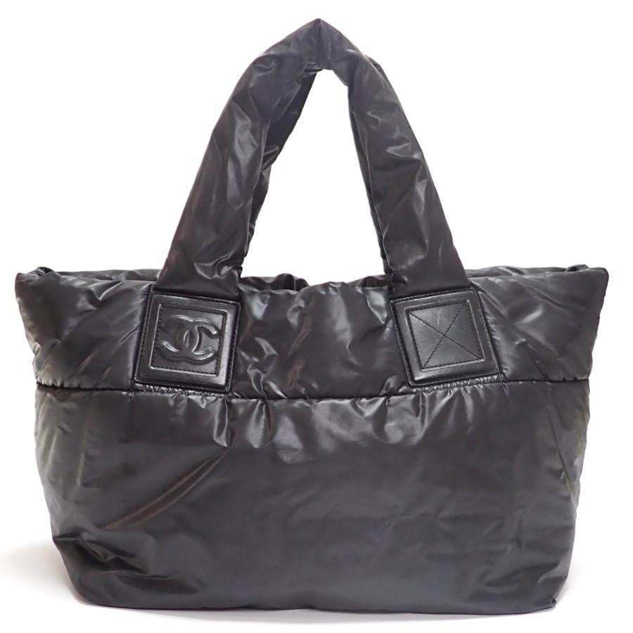 COCO COCOON 【CHANEL】シャネル コココクーン スモールトート A40178 トートバッグ ハンドバッグ ナイロン ブラック 黒 レディース バッグ 中古 質屋 : 質タカラ ...