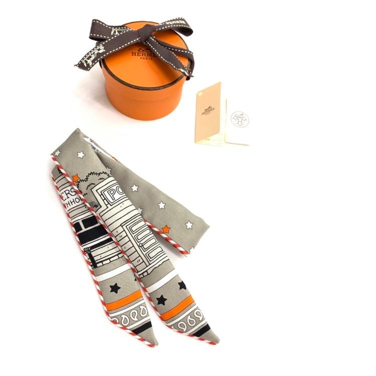 HERMES エルメス Twilly doll Candy Hermes paris station Gris Cendre グレー ...