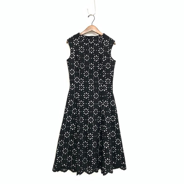 TOCCA トッカ SUN SHOWER ドレス スタンドカラー カットワーク ワンピースブラック 0 OPTOSM0620 : 7yorku&7yorku familiar - 通販 ...