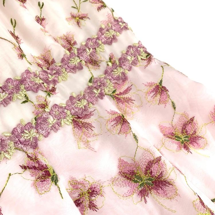 TOCCA トッカ MYRTLE ドレス シフォン刺繍 ワンピース ピンク 0 OPTOIS0210 : 7yorku&7yorku familiar - 通販 - Yahoo!ショッピング