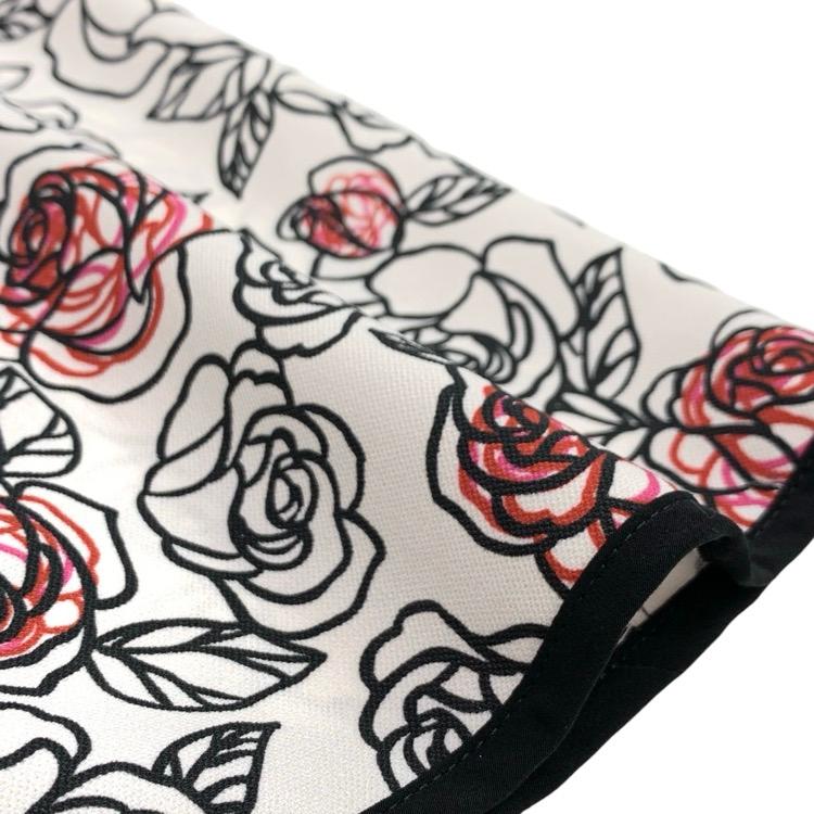 2023SS TOCCA トッカ NEWYORK CITY ROSE フリルドレス ローズプリント フリル ワンピース アイボリー 0 OPTOSM0820 : 040005 : 7yorku ...