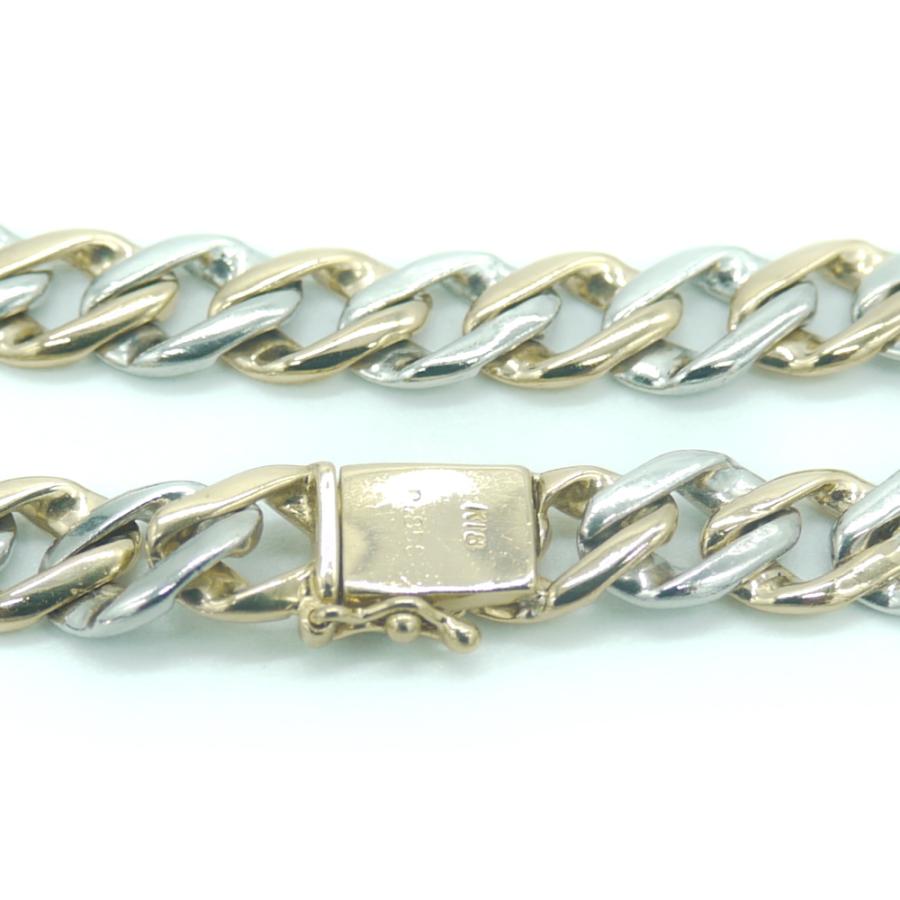 K18/Pt850 喜平コンビブレスレット 18金 プラチナ チェーンブレスレット Y03994 : y03994 : 大和屋質店前橋三俣店ヤフー店 - 通販 - Yahoo!ショッピング