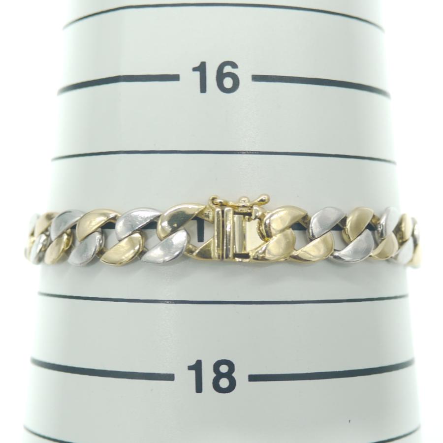 K18/Pt850 喜平コンビブレスレット 18金 プラチナ チェーンブレスレット Y03994 : y03994 : 大和屋質店前橋三俣店ヤフー店 - 通販 - Yahoo!ショッピング