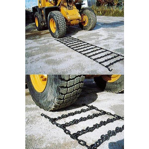 C1【仙定#R76ミサ060326-68】C26.5-25R タイヤSR型チェーンOリング付建機用 2本組 バンドYW-L別売 ...