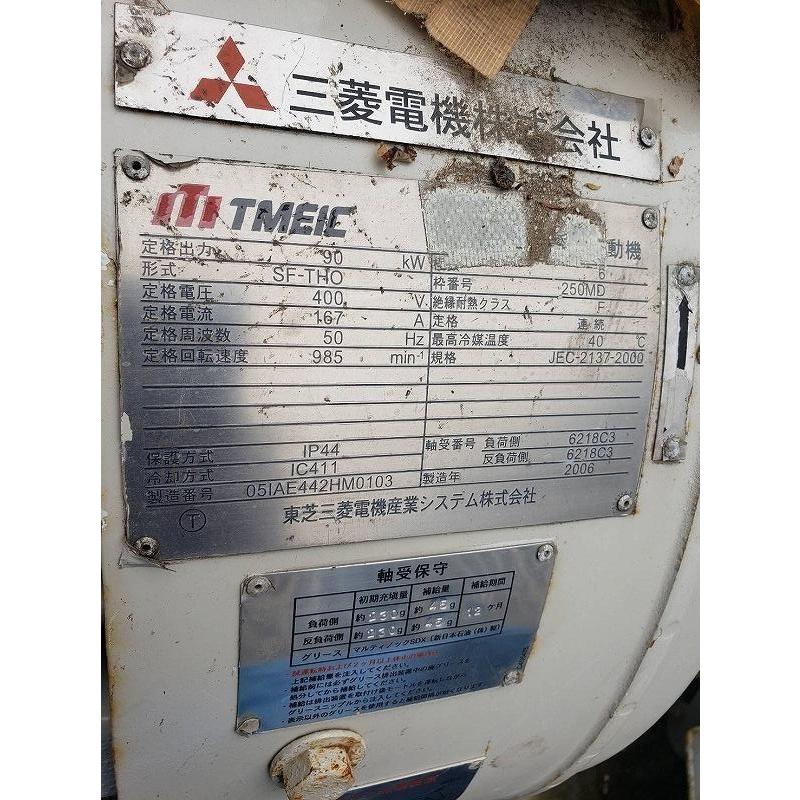 C3A【白河イイエフ040517-3】90Kw 6P モーター SF-THO 50Hz 400V 三菱 : 石川屋コスモ3号店 - 通販 - Yahoo!ショッピング