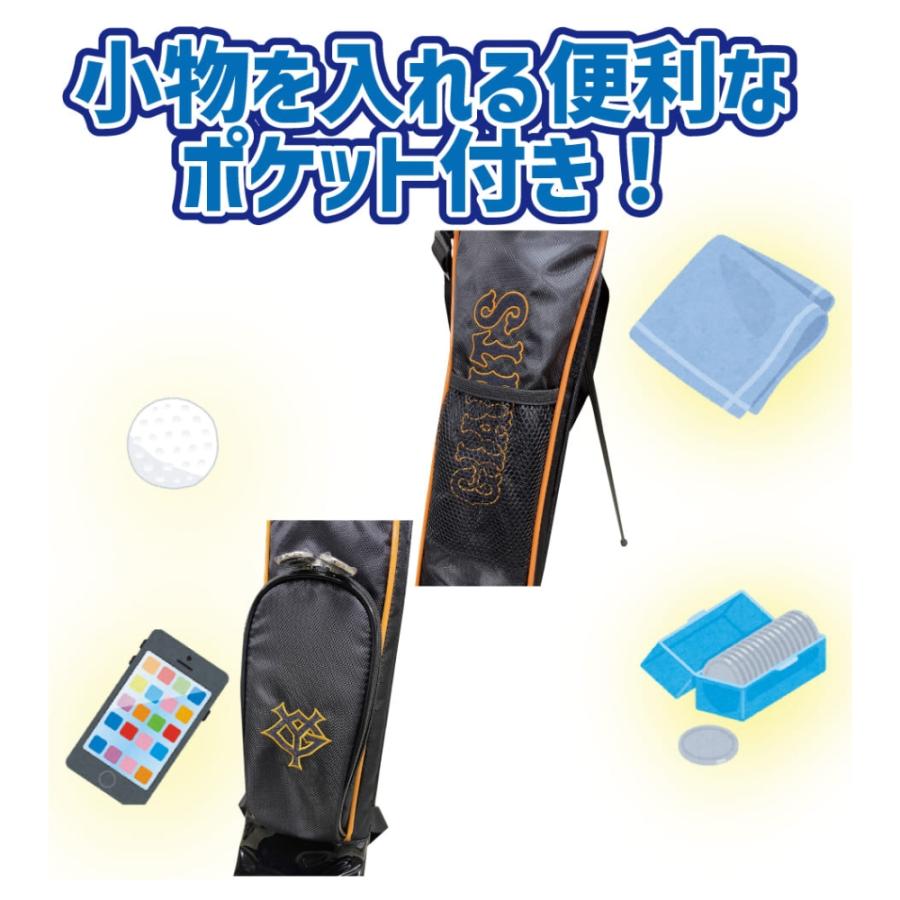 読売ジャイアンツ ゴルフ ラウンドスタンドバッグ ブラック (フード無）[YGCC-4425] 巨人 レザックス LEZAX : 89 ...