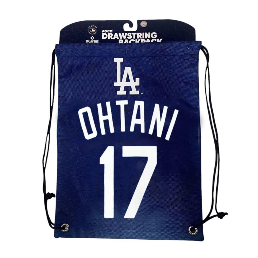 大谷翔平 ドジャースグッズ ドロストリング バックパック（ナップサック/リュック） FOCO社 SHOHEI OHTANI -LA DODGERS- DRAWSTRING BACKPACK ...