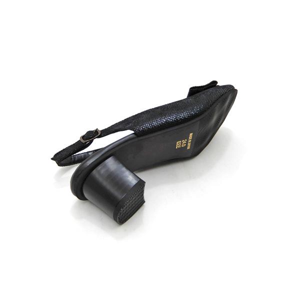 FIZZ REEN サンダル レディース 黒 幅広 3E 本革 バックバンド フィズリーン 1466 ブラック オープントゥ 履きやすい 歩きやすい 日本製 夏 送料無料 : くつ屋エムオー ...