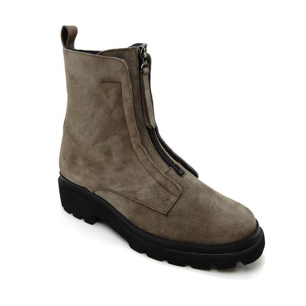 FIZZ REEN ブーツ レディース 幅広 ヌバック 革 日本製 ショート フィズリーン 2547 ラギッドソール 軽量 歩きやすい 柔らか中敷 ファスナー 送料無料 : くつ屋エムオーシー ...