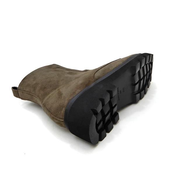 FIZZ REEN ブーツ レディース 幅広 ヌバック 革 日本製 ショート フィズリーン 2547 ラギッドソール 軽量 歩きやすい 柔らか中敷 ファスナー 送料無料 : fizzreen ...