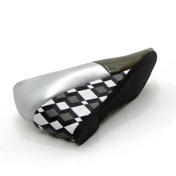 FIZZ REEN パンプス オープントゥ ウエッジソール デザイン エナメル コンビ フィズリーン 6883 履きやすい 歩きやすい 日本製 送料無料 : くつ屋エムオーシー - 通販 ...