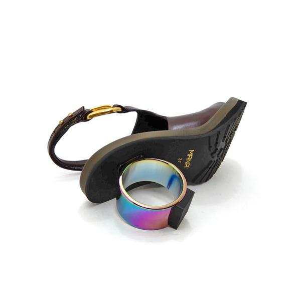 MANA マナ サンダル レディース 人気 茶 革 ストラップ 552192 ヒール スクエアトゥ 可愛い 話題 ダークブラウン Yuko Imanishi 送料無料 : くつ屋エムオーシー ...