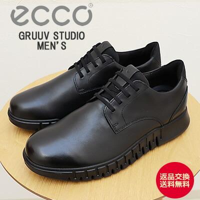 ecco（エコー） ECCO GRUUV STUDIO MEN'S グルーブ スタジオ メンズ BLACK ブラック 靴 スニーカー ...