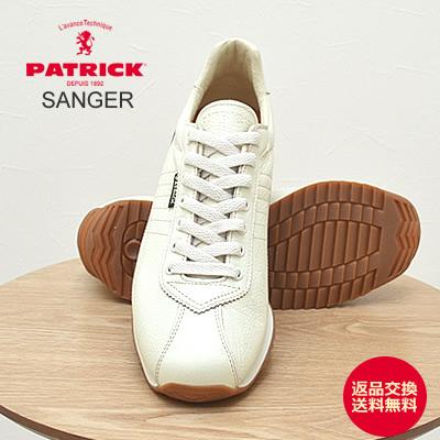 PATRICK パトリック SANGER サンガー ホワイト 靴 スニーカー シューズ 返品交換送料無料 : アルカヤ靴店 - 通販 - Yahoo!ショッピング