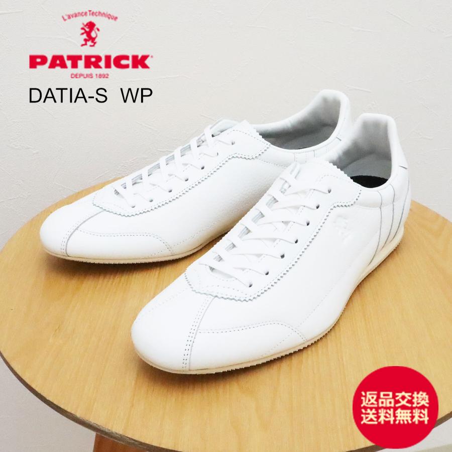 返品交換送料無料 PATRICK パトリック DATIA-S WP ダチア・シュリンク ウォータープルーフ WHT ホワイト 靴 スニーカー ビジネス シューズ 防水 : アルカヤ靴店 ...