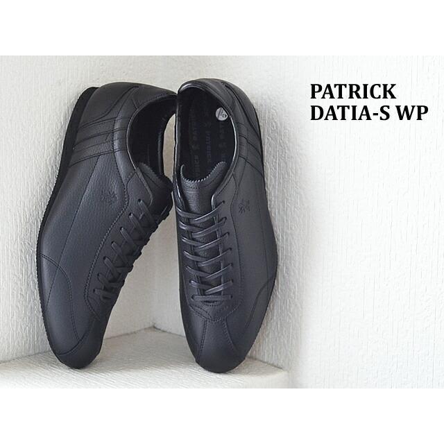 PATRICK（パトリック） DATIA-S WP ダチア・シュリンク ウォータープルーフ BLK ブラック 靴 スニーカー ビジネス シューズ 防水返品交換送料無料 : アルカヤ靴店 ...