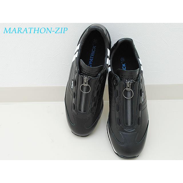 PATRICK パトリック MARATHON-ZIP マラソン・ジッパー BLK ブラック 返品交換送料無料 : アルカヤ靴店 - 通販 - Yahoo!ショッピング