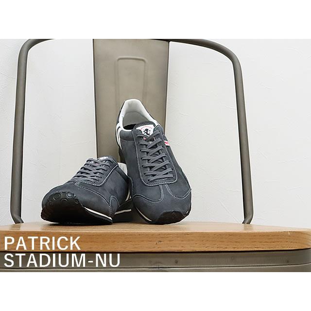 PATRICK パトリック STADIUM-NU スタジアム・ヌバック GRY グレー 返品交換送料無料 : pa-506424 : アルカヤ靴店 - 通販 - Yahoo!ショッピング