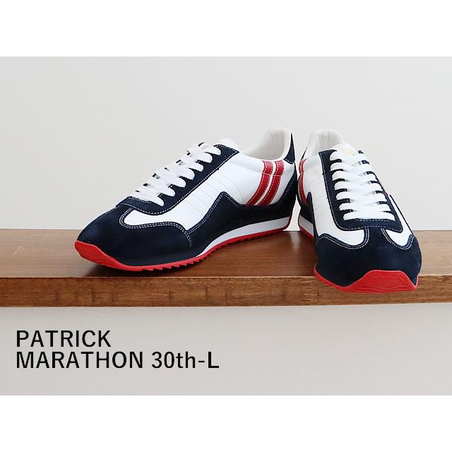 PATRICK パトリック MARATHON 30th-L マラソン 30th・レザー WHT ホワイト 返品交換送料無料 : アルカヤ靴店 - 通販 - Yahoo!ショッピング