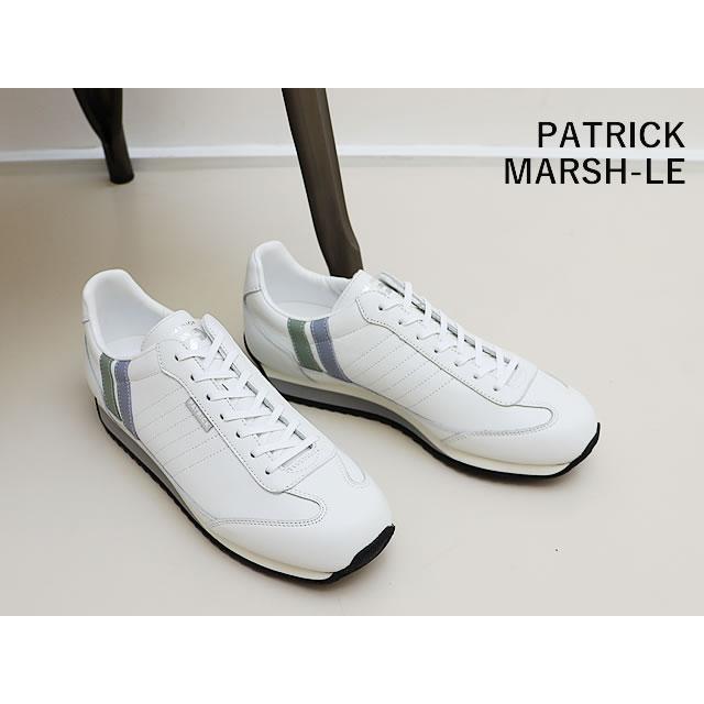 PATRICK（パトリック） MARSH-LE マーシュ・レザー WHT ホワイト 撥水返品交換送料無料 : アルカヤ靴店 - 通販 ...