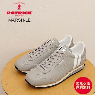 PATRICK パトリック MARSH-LE マーシュ・レザー GRY グレー 撥水 返品交換送料無料 : pa-506804 : アルカヤ ...