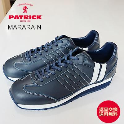 PATRICK パトリック MARARAIN マラレイン NVY ネイビー 靴 スニーカー ビジネス カジュアル シューズ 日本製マラソン 防水 雨用 返品交換送料無料 :pa-530712 ...