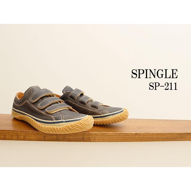 SPINGLE スピングル SP-211（旧SPM-211） DARK NAVY ダークネイビー 靴 スニーカー ベルクロシューズ スピングル ...