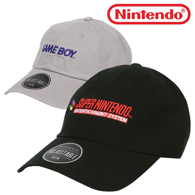 任天堂 ニンテンドー ローキャップ メンズ レディース Nintendo 公式 ロゴ レトロゲーム 刺しゅう 帽子 ユニセックス ダッドハット ...