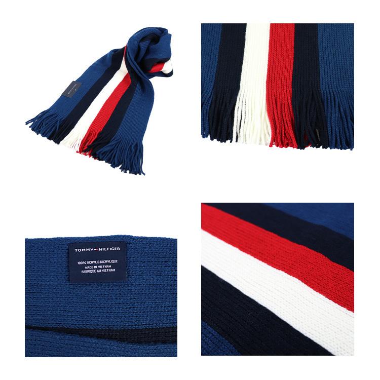TOMMY HILFIGER（トミー・ヒルフィガー） マフラー ラインフラッグロゴ