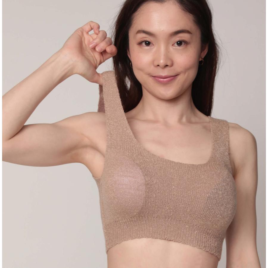 エアーフィット ニット ブラ ネイビー/ベージュ M〜L/L〜LL/LL〜3L : A&H - 通販 - Yahoo!ショッピング