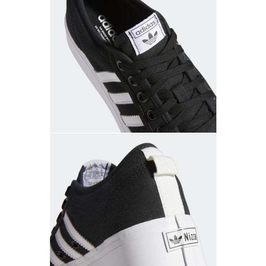 adidas アディダス スニーカー レディース NIZZA PLATFORM W FV5321 ニッツァ プラットフォーム BLACK ...
