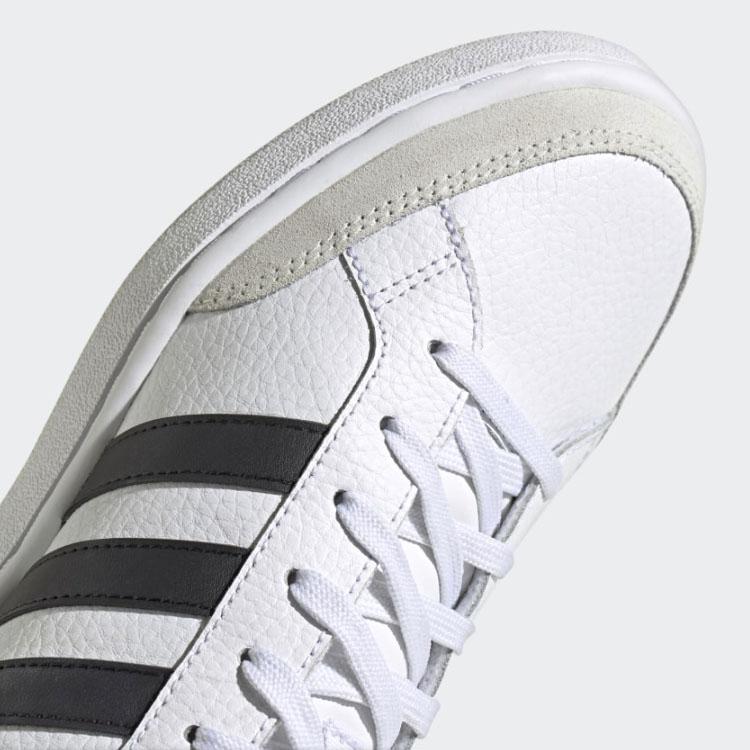 adidas（アディダス） スニーカー GRAND COURT SE グランドコート SE BLACK WHITE GREY FW3277 ...