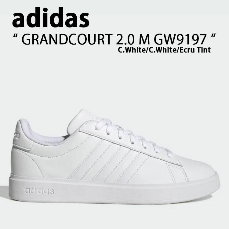 adidas（アディダス） スニーカー GRANDCOURT 2.0 M GW9197 グランドコート 2.0 M WHITE ホワイト ...