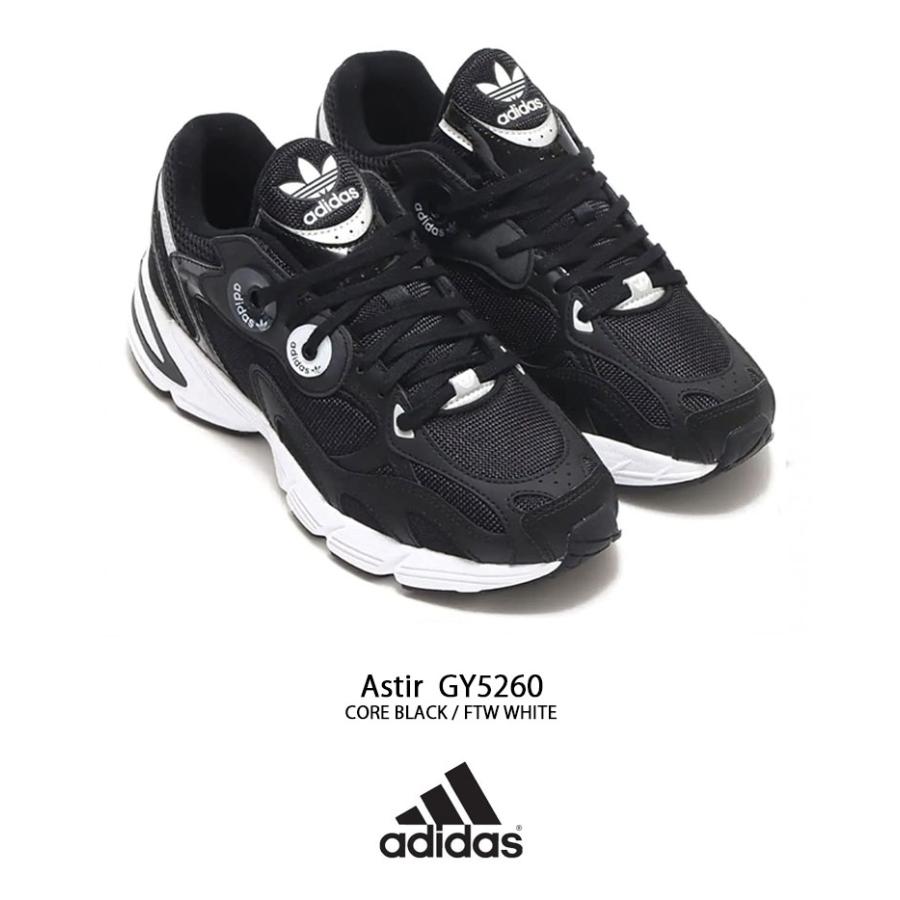 adidas アディダス スニーカーASTIR アスター GY5260 CORE BLACK WHITE ダッド : セレクトショップ a ...